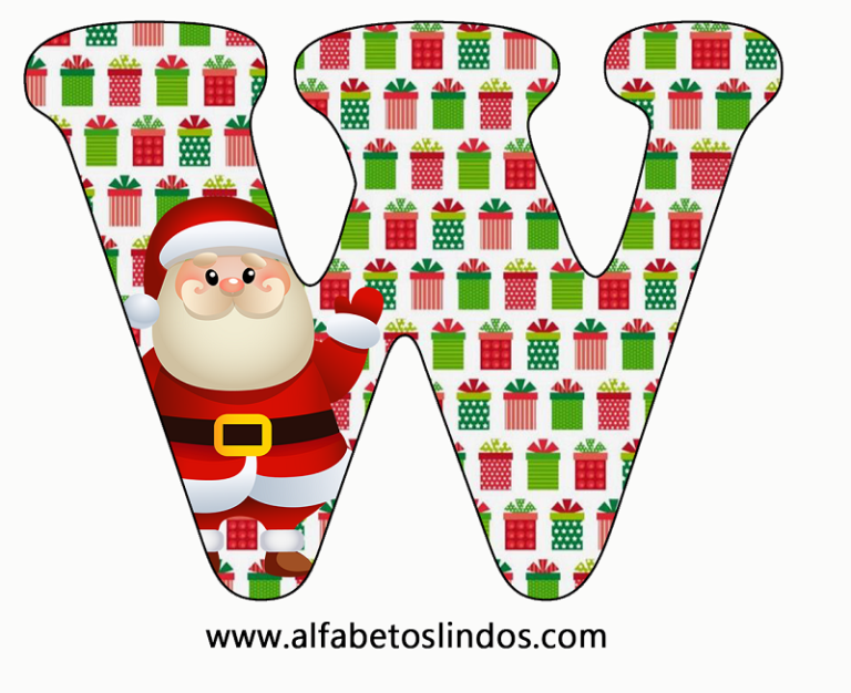 Abecedario para decorar en Navidad | Bebeazul.top