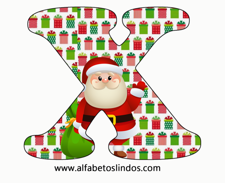 Abecedario para decorar en Navidad | Bebeazul.top