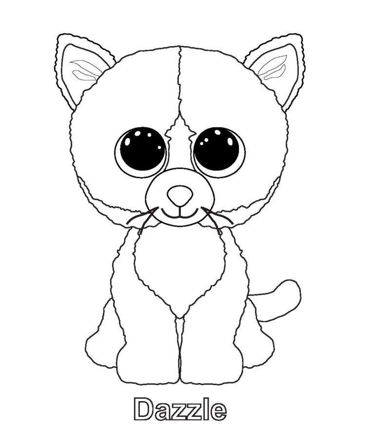 Ty Beanie Boos dibujos para imprimir y colorear | Bebeazul.top