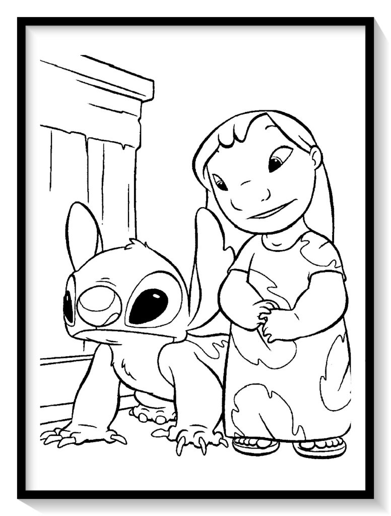 27 Dibujos de Lilo y Stitch para colorear y disfrutar | Bebeazul.top