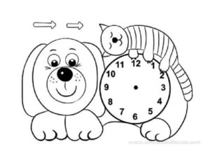 Relojes para imprimir, colorear y montar | Bebeazul.top