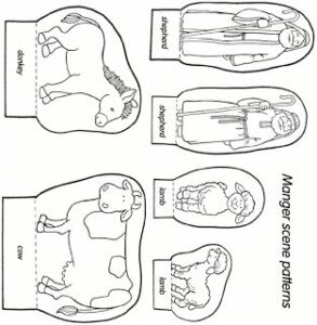 Belenes Recortables 27 Láminas para imprimir | Bebeazul.top