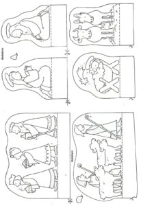 Belenes Recortables 27 Láminas para imprimir | Bebeazul.top