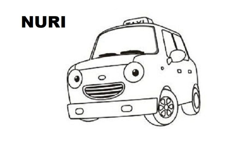 Tayo el pequeño autobús para Colorear | Bebeazul.top