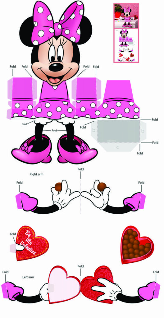 Minnie Mouse Paper Craft Toys | Bebeazul.top